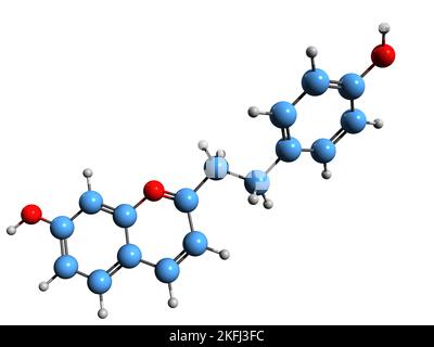3D image of Caramel color skeletal formula - molecular chemical ...