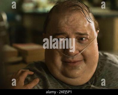 The Whale 2023 Brendan Fraser Stock Photo - Alamy