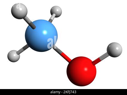 Chemical structure of a methanol (methyl alcohol, MeOH) molecule Stock ...