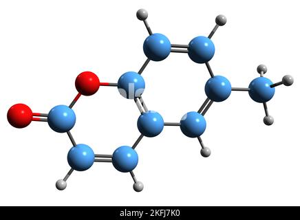3D image of Fumaric acid skeletal formula - molecular chemical ...