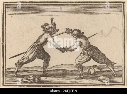 Duel with Swords, 1621 Stock Photo - Alamy