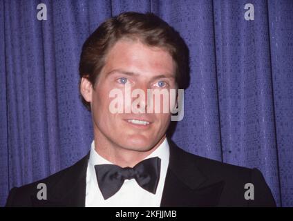Christopher Reeve at "Stars Salute US Olympic Team" - January 29, 1984 ...