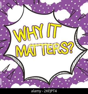 Text caption presenting Why It Matters. Concept meaning Important ...