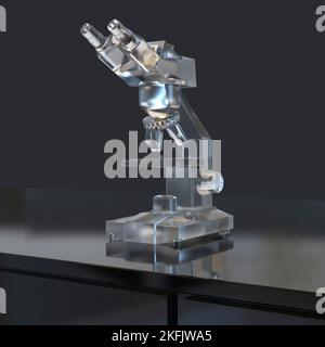 Optical light microscope, illustration Stock Photo - Alamy
