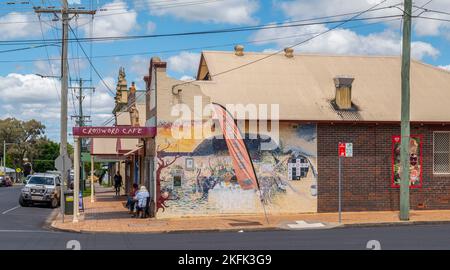 Old corner shop converted into a Cafe in Armidale, new south wales ...