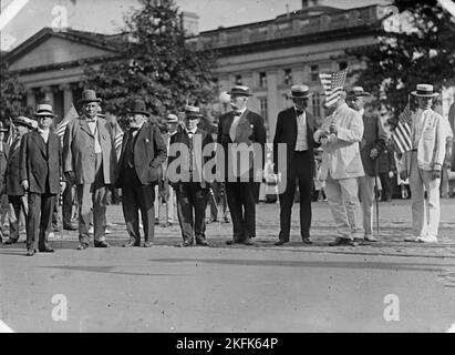 Draft Parade - Chamberlain; Bankhead; Warren; Hardwick; Lodge, 1917 ...