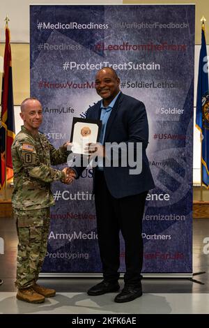 Col. Andy Nuce, Commander of the U.S. Army Medical Materiel Development ...