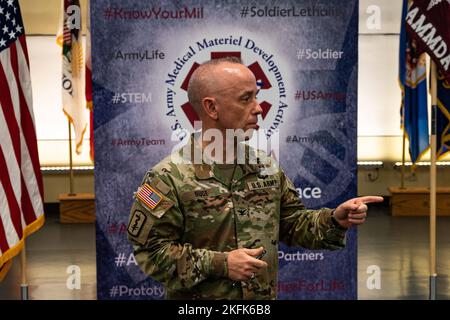 Col. Andy Nuce, Commander of the U.S. Army Medical Materiel Development ...