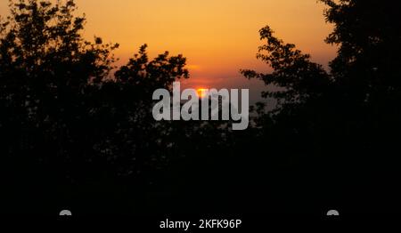 Amazing beach sunset over Black Sea. Lazarevskoye, Sochi, Krasnodar ...