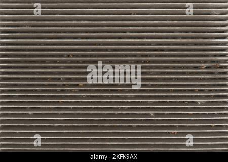 Used car cabin charcoal air filter texture background. Dirty carbon car ...