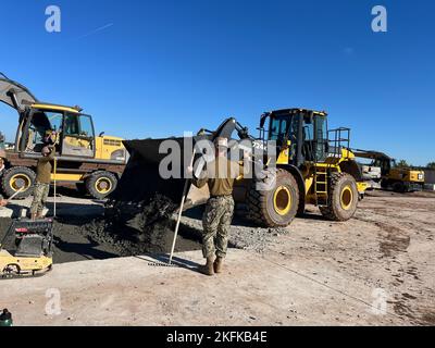 RAMSTEIN AIR BASE, Germany (Sep. 21, 2022) Crew comprised of Seabees ...