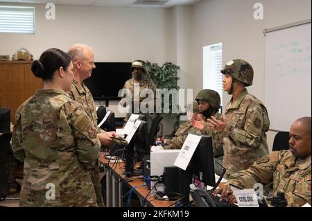 Maj. Gen. Bret Larson, 22nd Air Force commander and Chief Master Sgt ...