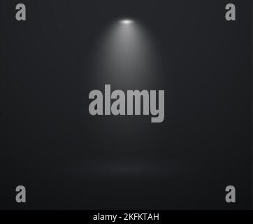Spotlight effect. Vector progecrot ray in studio. Abstract theater ...
