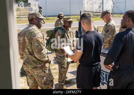 U.S. Army unit supply specialists with the 369th Special Troops ...