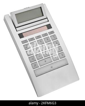 isolated gray calculator Stock Photo - Alamy