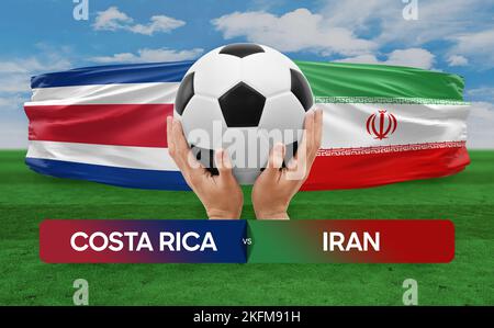 Iran vs Costa Rica national teams soccer football match competition ...