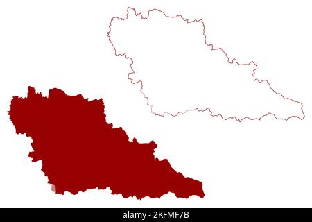 Babergh district map - England UK Stock Vector Image & Art - Alamy