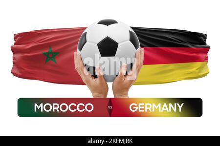 Morocco vs Germany national teams soccer football match competition ...