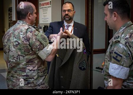 U.S. Army Central, Command Historian, Michael Clauss, speaks about his ...