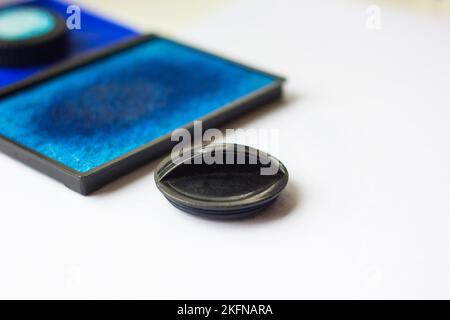 Stamp, signet instead with ink closeup Stock Photo - Alamy