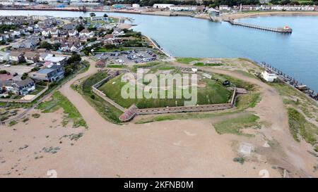 Aerial views of Shoreham Harbour, East Sussex UK Stock Photo - Alamy
