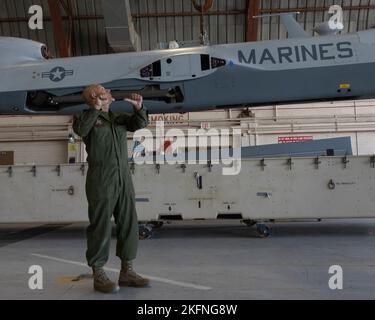 The MQ-9A Reaper with Marine Unmanned Aerial Vehicle Squadron (VMU) 1 ...