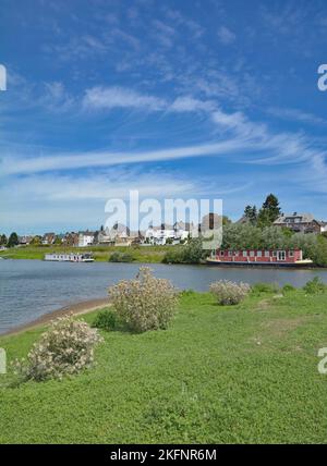 River Rhine Hitdorf Germany Stock Photo - Alamy