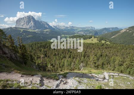 panorama from the Val Gardena area in Dolomites (Italy Stock Photo - Alamy