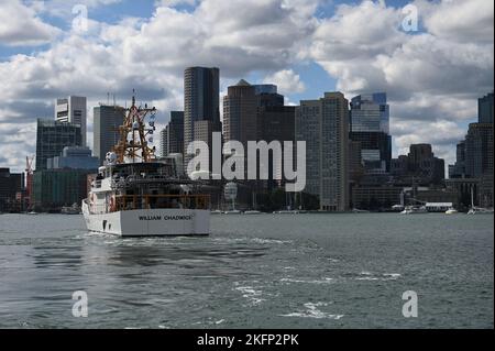 The Coast Guard Cutter William Chadwick (WPC-1150) moored at its new ...