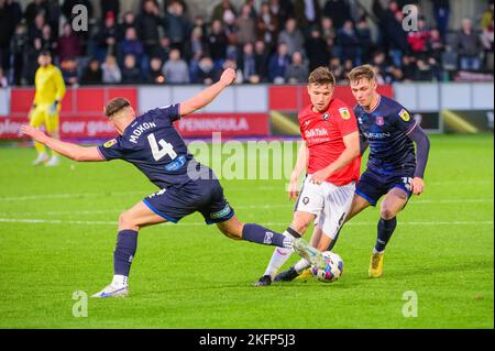 Taylor Charters of Carlisle United during the Sky Bet League 1 match ...