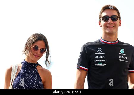 Abu Dhabi, UAE. 19th November 2022. Lewis Hamilton (GBR) Mercedes AMG ...