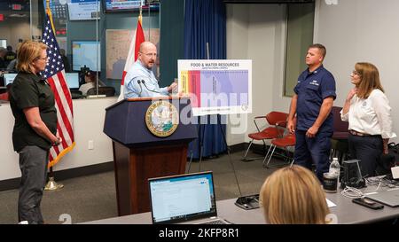 Tallahassee, FL, September 30, 2022 - FDEM Director Kevin Guthrie ...