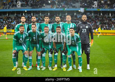The Sweden team line-up for a team photo before the FIFA World Cup ...