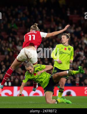 London, England, November 19th 2022: Michelle Agyemang (59 Arsenal ...