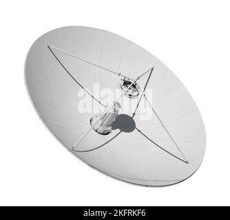 Mesh satellite dish and antenna for television reception Stock Photo ...