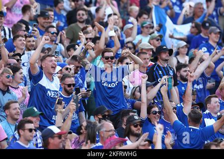 Everton fans celebrates during the Sydney Super Cup match Celtic vs ...