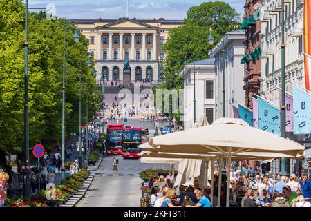 Kongsgata main street in Oslo, Norway, Europe Stock Photo - Alamy