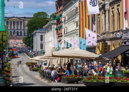 Kongsgata main street in Oslo, Norway, Europe Stock Photo - Alamy