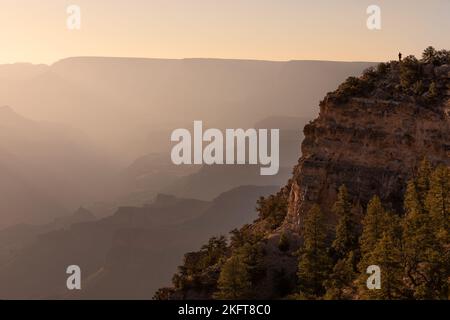Scenic view of uneven stone formations located in Grand Canyon National ...