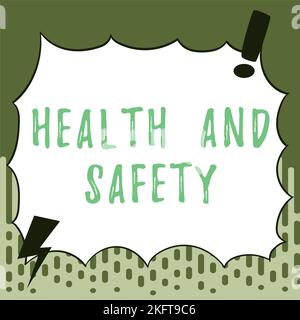 Handwriting text Health And Safety. Internet Concept Taking the ...