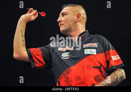 WOLVERHAMPTON, ENGLAND - NOVEMBER 12: Nathan Rafferty of England during ...
