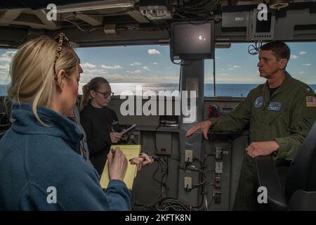 Rear Adm. Greg Huffman, commander, Carrier Strike Group (CSG) 12 ...