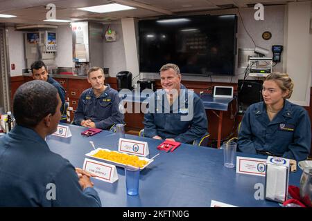 Rear Adm. Christopher Sweeney, commander, Carrier Strike Group (CSG) 11 ...