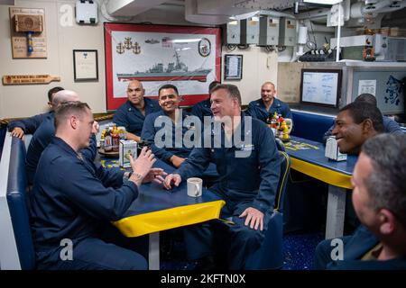 Rear Adm. Christopher Sweeney, commander, Carrier Strike Group (CSG) 11 ...