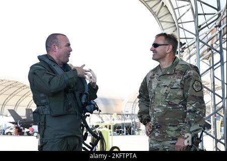 U.S. Air Force Col. Thomas Wolfe, 354th Fighter Wing vice commander ...
