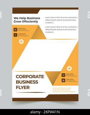 Professional business flyer design template for business Stock Vector ...