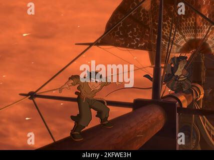 JOHN SILVER, JIM HAWKINS, TREASURE PLANET, 2002 Stock Photo - Alamy