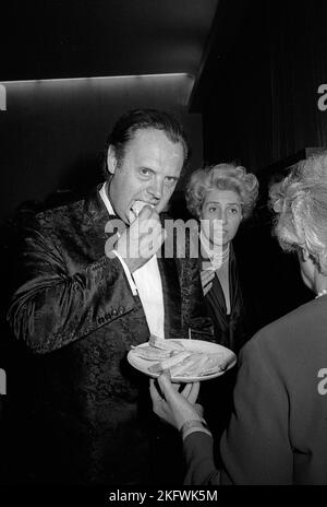 John Pritchard, British conductor, with Jeanette Arata de Erize ...