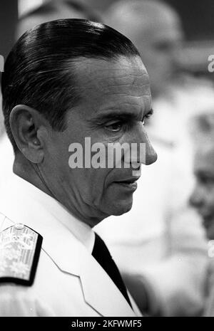 Jorge Isaac Anaya, Argentine Commander of the Navy, military junta ...