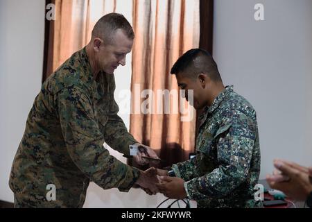 U.S. Marine Corps Col. Thomas M. Siverts, commanding officer, 11th ...